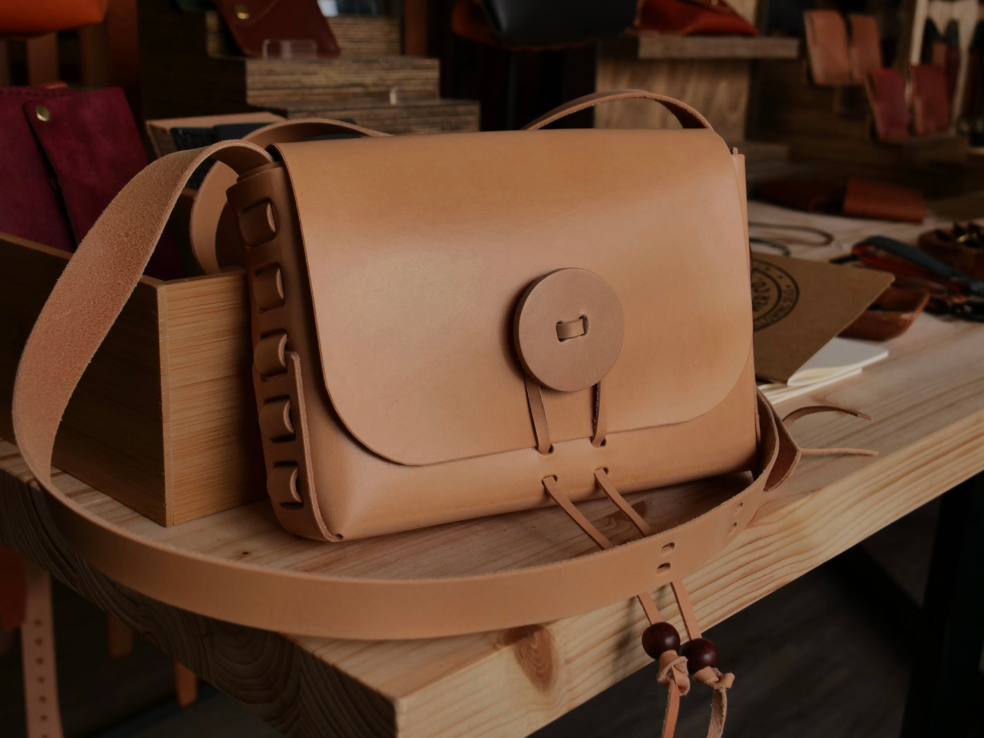 Japanese Style Lace Bag Pattern – Open Sea Leather Craft