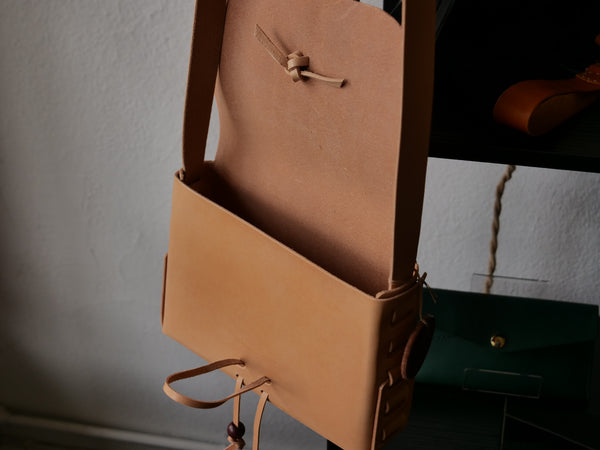 Japanese Style Lace Bag Pattern – Open Sea Leather Craft